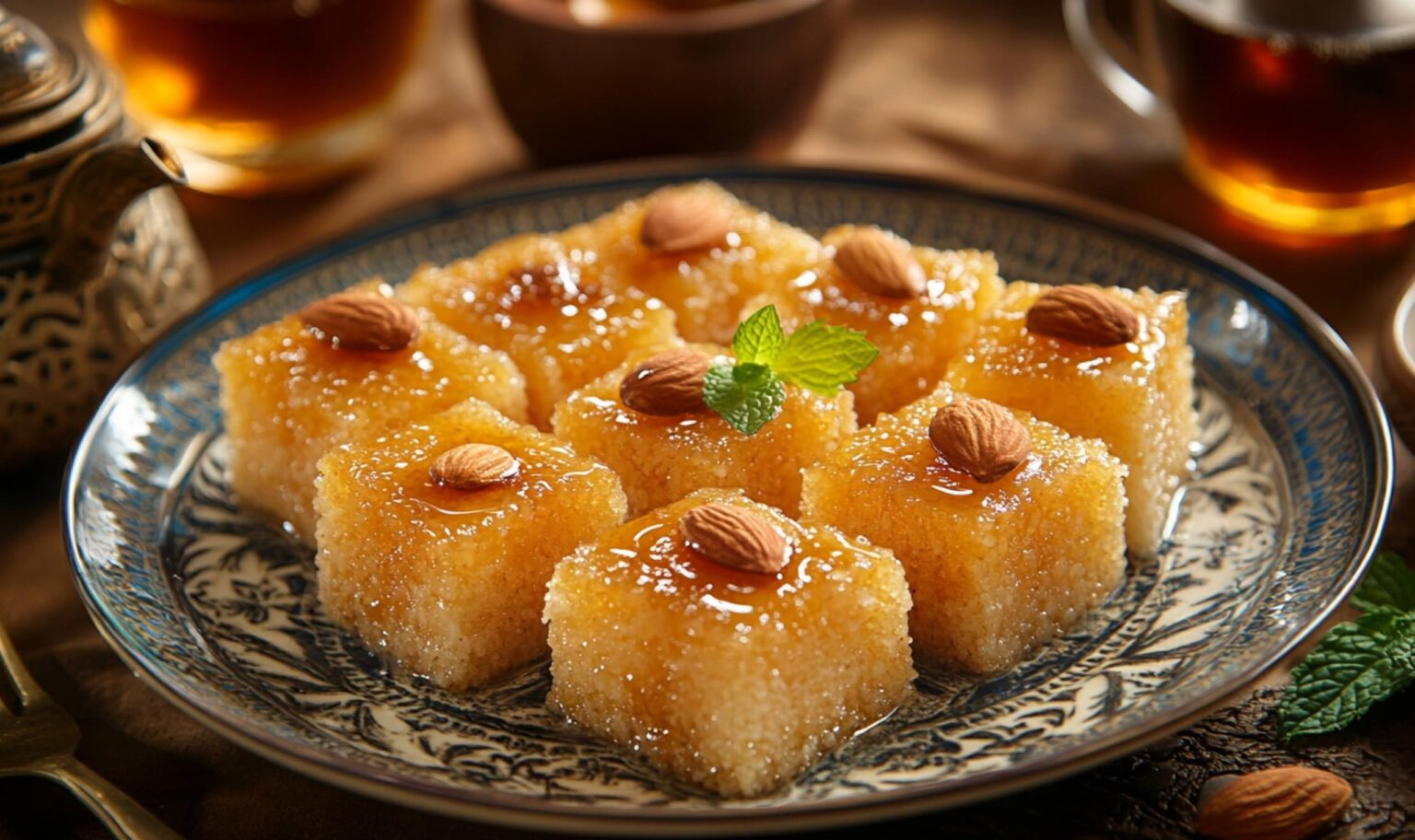 Egyptian Basbousa: A Sweet, Syrupy Delight - The Pie Journal